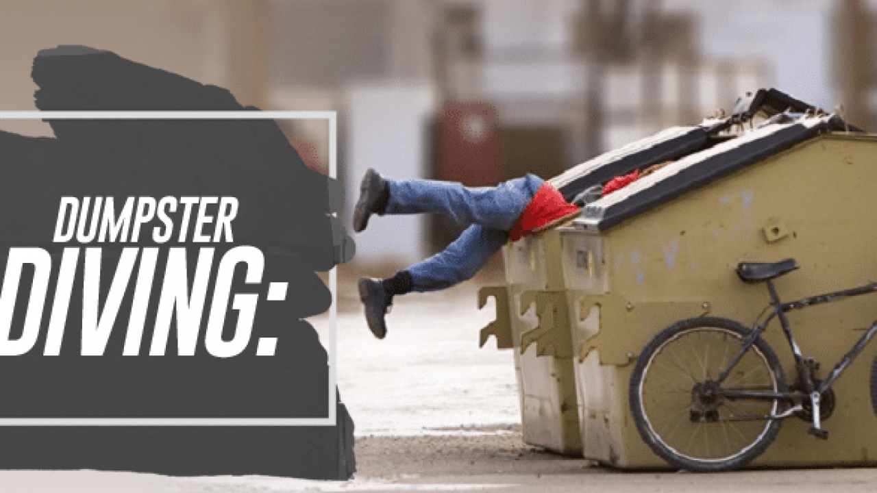 Funny Dumpster Diving